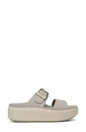 Dr. Scholl'S All Time Max Platform Wedge Slide Sandal - Oyster