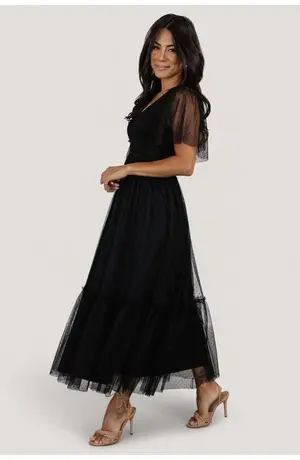 BALTIC BØRN Smocked Tulle Dress