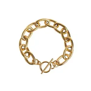 OUTOFOFFICE Chunky Round Chain Bracelet - Gold
