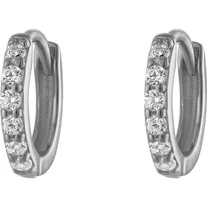 OUTOFOFFICE Sterling 7mm Huggie Hoop Earrings - Silver