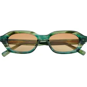 FREYRS EYEWEAR Tokyo Small Rectangular Sunglasses - Emerald