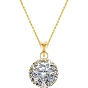 OUTOFOFFICE Pavé Charm Vermeil Necklace - Gold