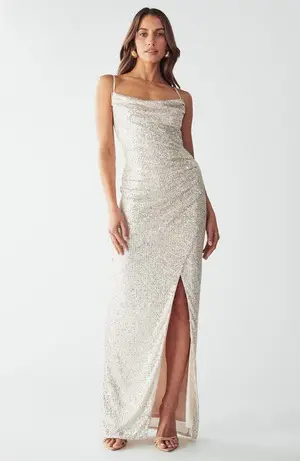 BWLDR Indy Dress - Champagne Sequin