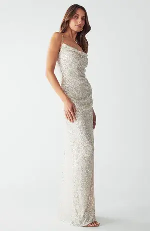 BWLDR Indy Dress - Champagne Sequin