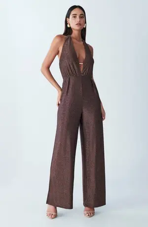 BWLDR Mel Jumpsuit - Rose Gold
