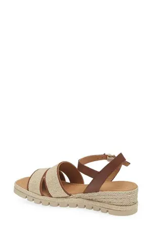 TONI PONS Aura Espadrille Wedge Sandal - Natural
