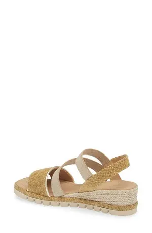 TONI PONS Oasis Slingback Wedge Sandal - Ocre
