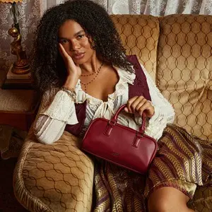LAMBERT Camille Vegan Leather Handbag - Passion