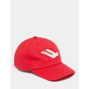 Bally Baseball Hat In Cotton With A B-wing Patch - Swiss Red 50
