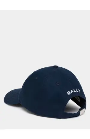 Bally Baseball Hat In Cotton With A Solid Crest - Blue