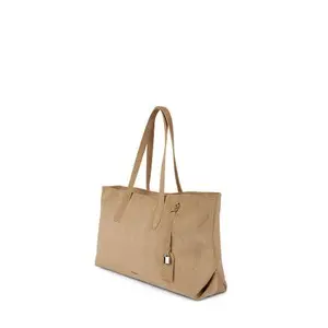 LAMBERT Britneyvegan Suede Tote Bag - Beige