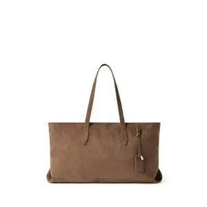 LAMBERT Vegan Suede Tote Bag - Taupe
