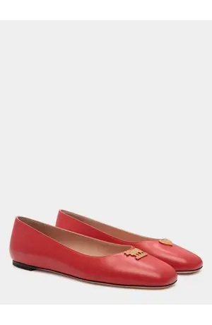 Bally Rina Flat In Leather
