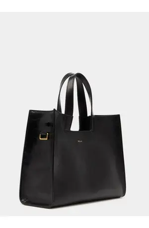 Bally Easy Tote Bag In Bovine Leather - Black