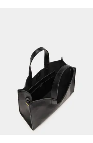 Bally Easy Tote Bag In Bovine Leather - Black