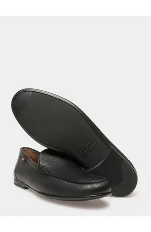 Bally Moccasin In Grained Leather