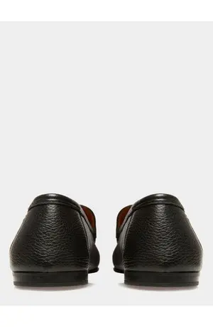 Bally Moccasin In Grained Leather