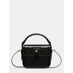 Bally Beckett Minibag In Brushed Leather - Black