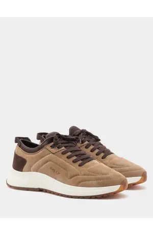 Bally Outline Sneaker In Suede