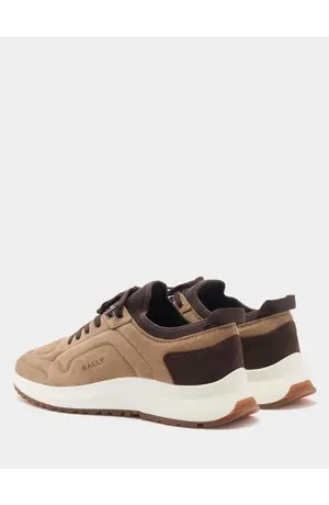 Bally Outline Sneaker In Suede