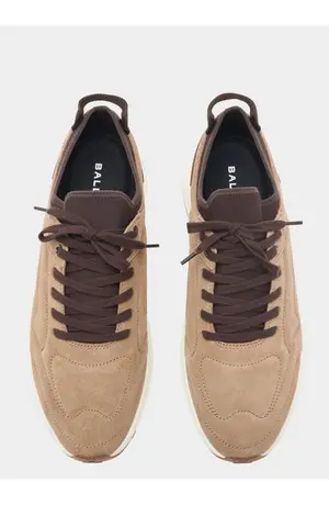 Bally Outline Sneaker In Suede