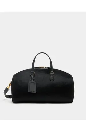 Bally Beckett Duffle Bag In Pony Hair - Black