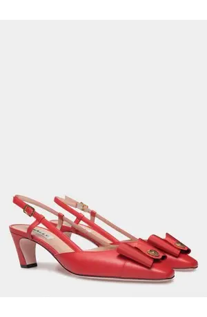 Bally B-bow Slingback Pump In Leather