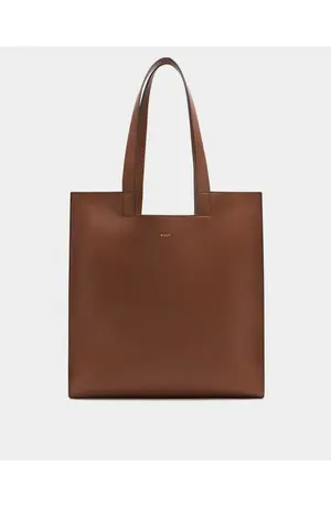 Bally Easy Tote Bag In Calf Leather - Brown