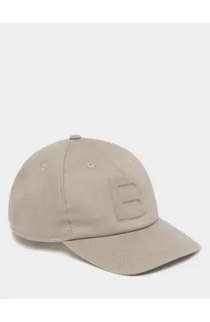 Bally Baseball Hat In Cotton With A Debossed Logo - Gray