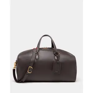 Bally Beckett Duffle Bag In Grained Leather - Brown