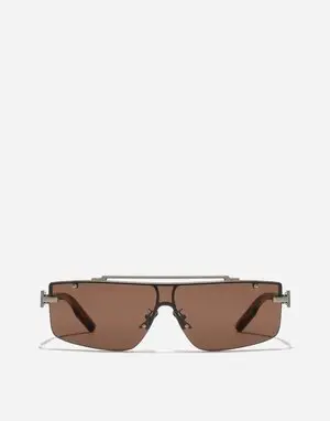 Dolce & Gabbana Cargo Sunglasses - Shiny Bronze - Brown Havana