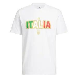 Adidas Italy National Team Jersey Hook T-shirt - White