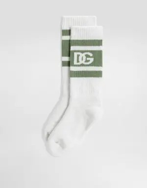 Dolce & Gabbana Socks With Intarsia Logo