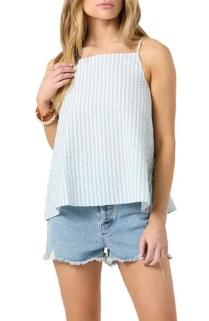 O'Neill Martina Stripe Cotton Camisole - Winter White
