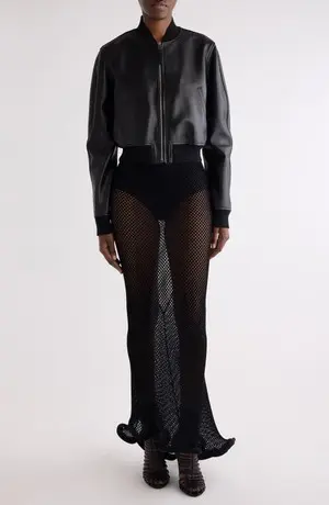 Givenchy Kickback Mesh Maxi Skirt