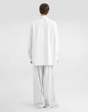 Dolce & Gabbana Vanity Trousers With Embroidery - Multicolor