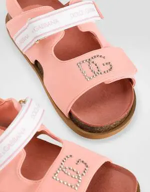 Dolce & Gabbana Sandalo Rhinestone Sandals - Pink