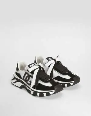 Dolce & Gabbana Dg Country Road Nylon And Leather Sneakers - Multicolor