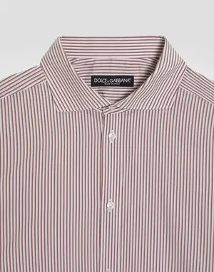 Dolce & Gabbana Striped Cotton Martini Shirt - Multicolor