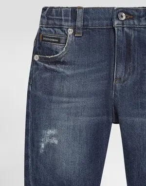 Dolce & Gabbana Washed Denim Trousers