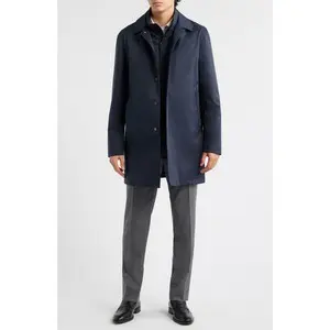 Canali Ultralight Waterproof Car Coat With Removable Bib