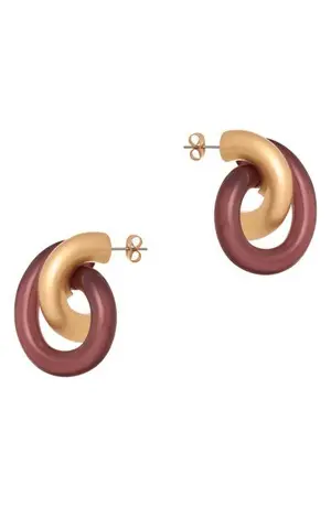REISS Pixie Polished Knot Earrings