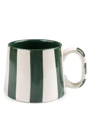 CASA AMAROSA Stripe Mug - Olive