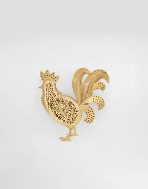 Dolce & Gabbana Sartoria Rooster-shaped Brooch