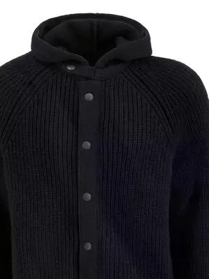 Barbour Hooded Buttoned Cardigan
