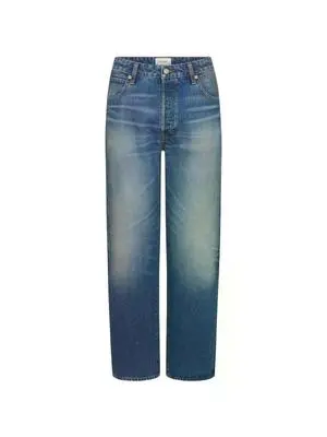 FRAME Faded Straight Leg Jeans - Blue