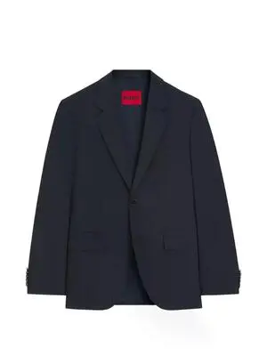Hugo Single-breasted Blazer - Blue