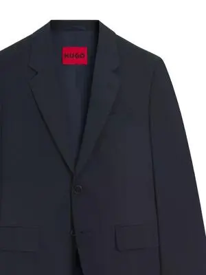Hugo Single-breasted Blazer - Blue