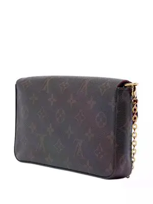 LOUIS VUITTON 2019 Monogram Pochette Felicie - Brown