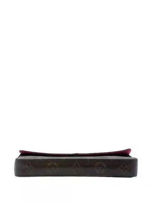 LOUIS VUITTON 2019 Monogram Pochette Felicie - Brown
